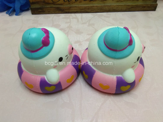 Swim Ring Dolphins Squishies Scented PU Slow Rising Squishy Toys - Buy ...